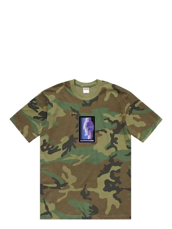Supreme Blur Tee 'woodland Camo - Multicolor