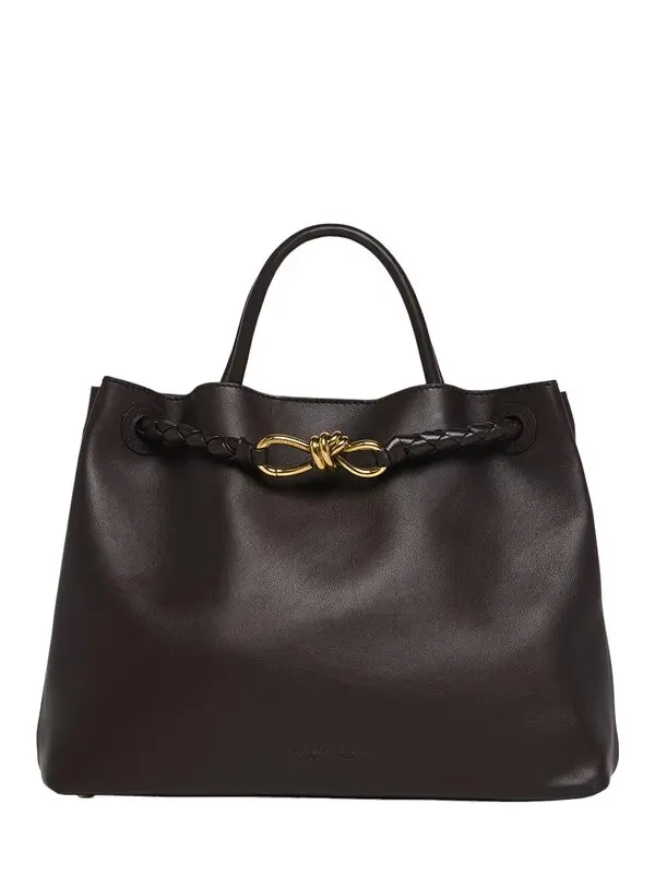 Bottega Veneta Andiamo Medium Leather Shoulder Bag - Fondant