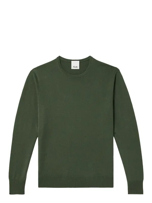 ALLUDE Cashmere Sweater - Green