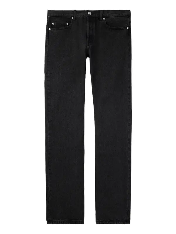 A.p.c. New Standard Slim-fit Straight-leg Jeans - Black