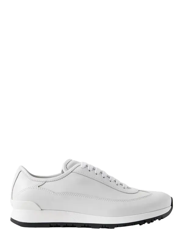 John Lobb Foundry Ii Leather Sneakers - White