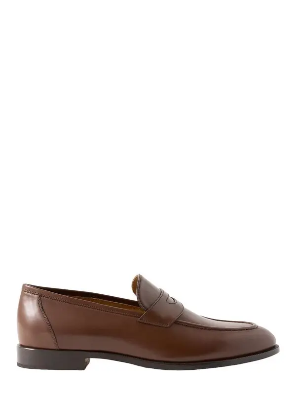 Loro Piana Sergio Walk Penny Loafers - Brown