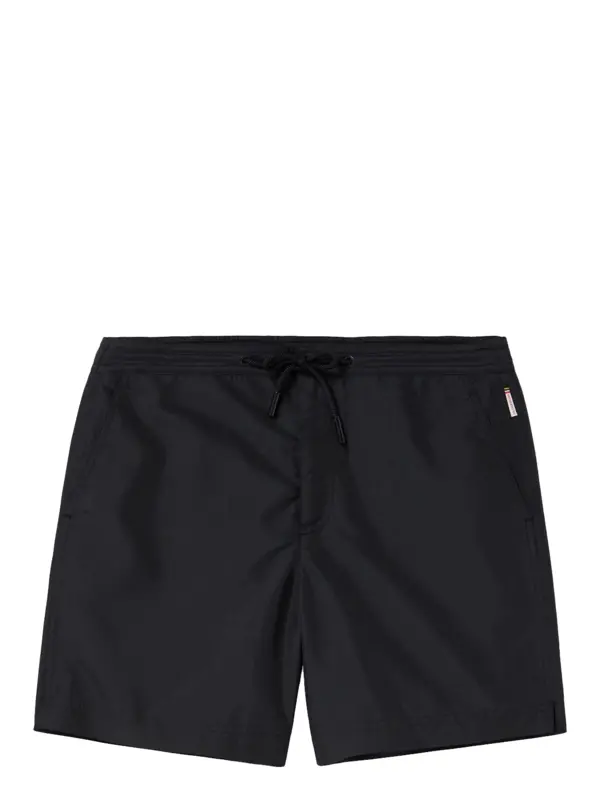 Orlebar Brown Bulldog Straight-leg Mid-length Recycled Swim Shorts - Black