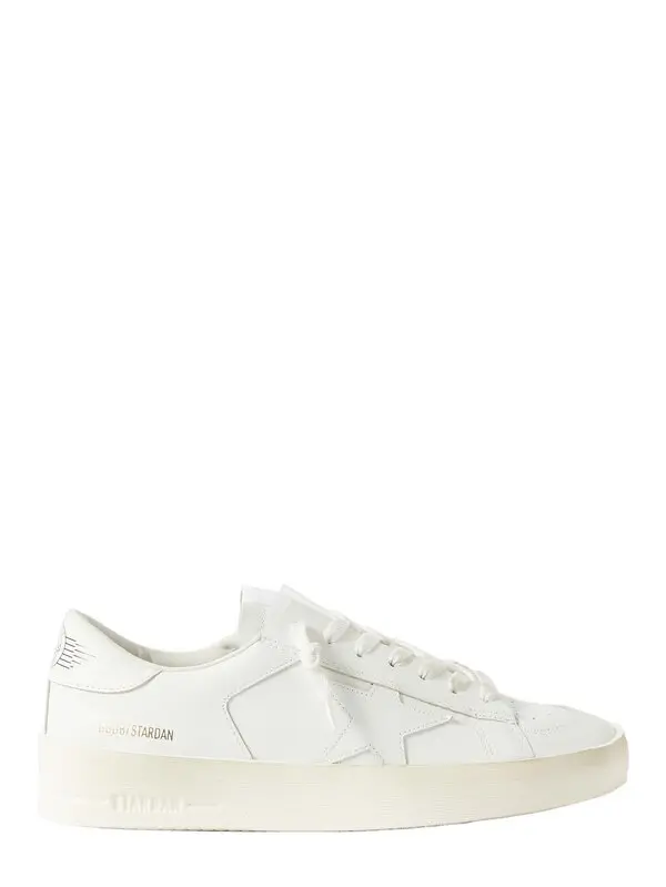 Golden Goose Stardan Leather Sneakers - White