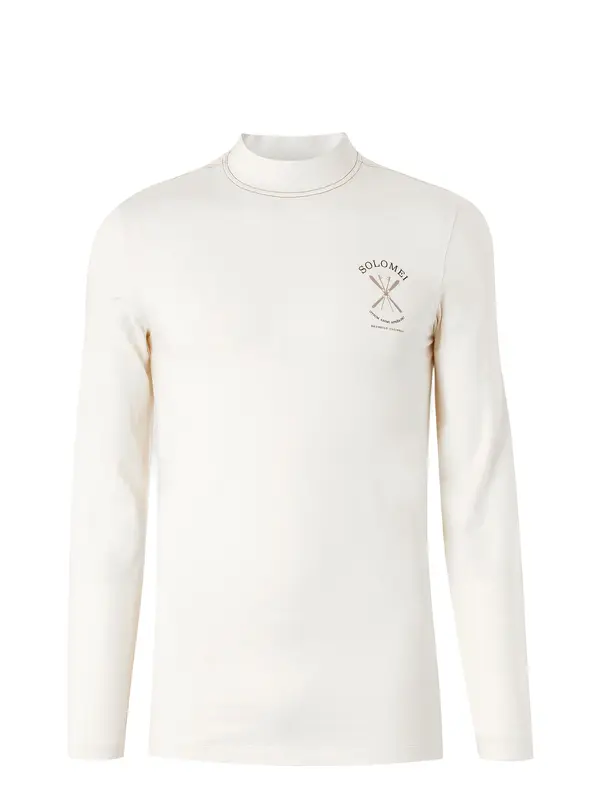 Brunello Cucinelli Logo-print Ski Base Layer - Neutrals