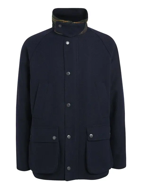 Barbour Wool Bedale Jacket - Navy