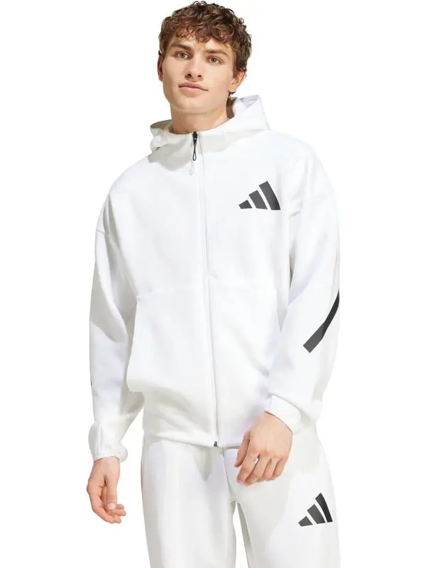 Adidas Z.n.e. Full-zip Hooded Track Jacket - White