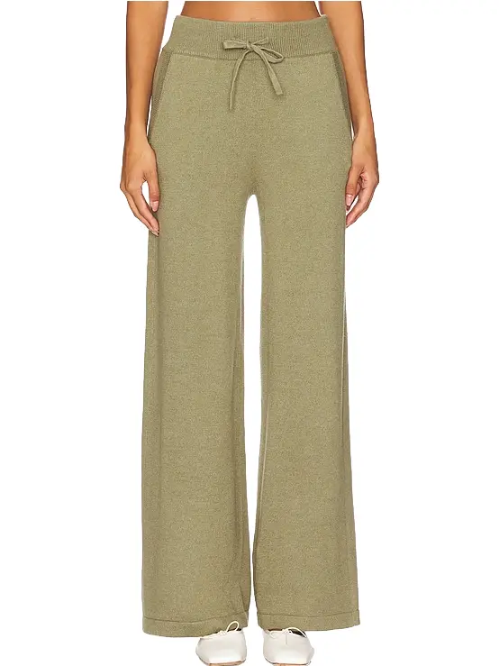 Eberjey Recycled Sweater Pant - Moss