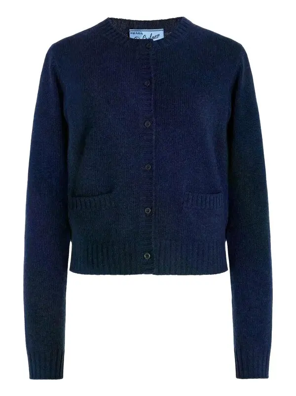 Prada Re-cashmere Cardigan - Blue