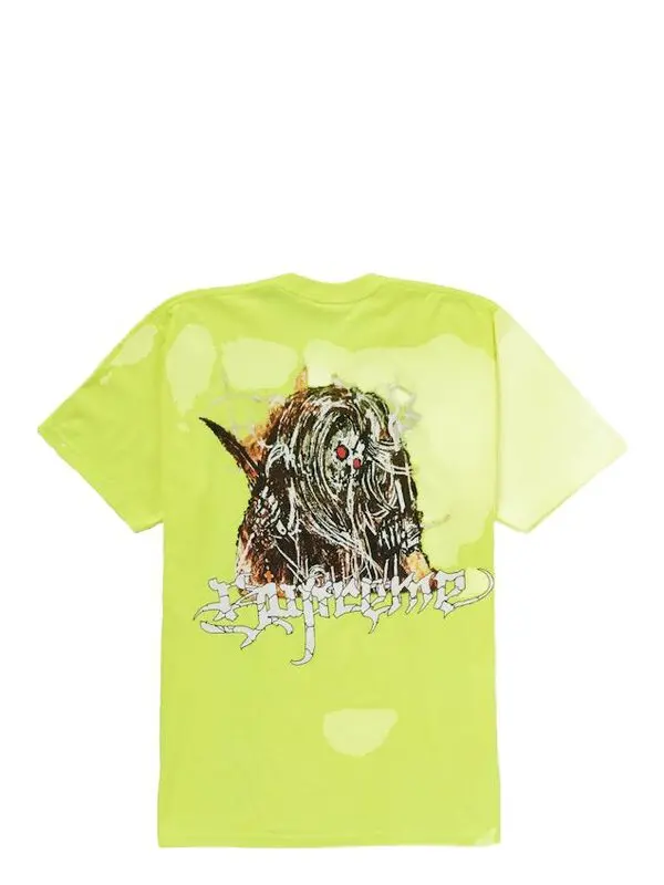 Supreme Satan Tee Shirt - Fluorescent Yellow