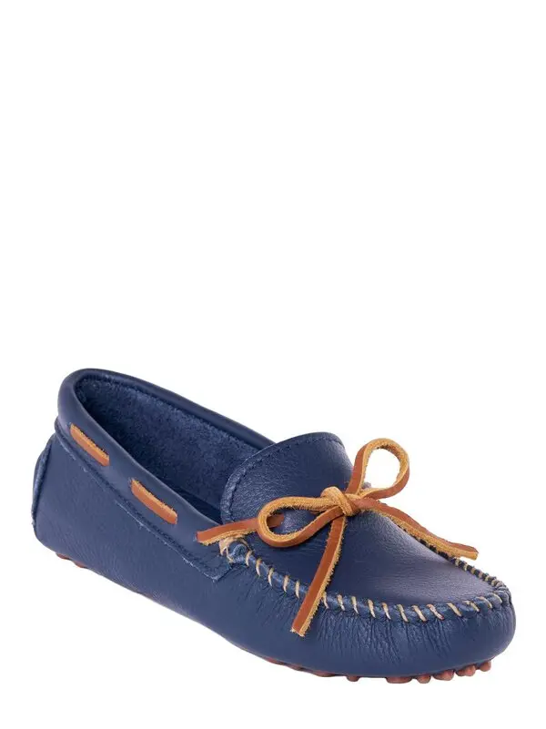Minnetonka Classic Driving Shoe - Navy