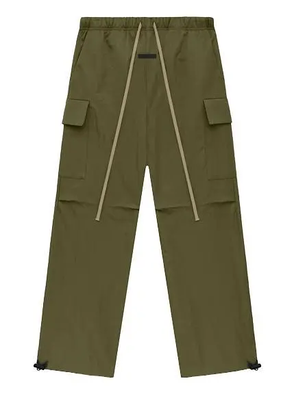 Fear Of God Essentials Textured Nylon Field Pant - Military