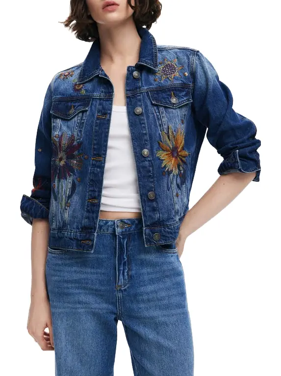 Desigual Atenas Denim Jacket - Blue