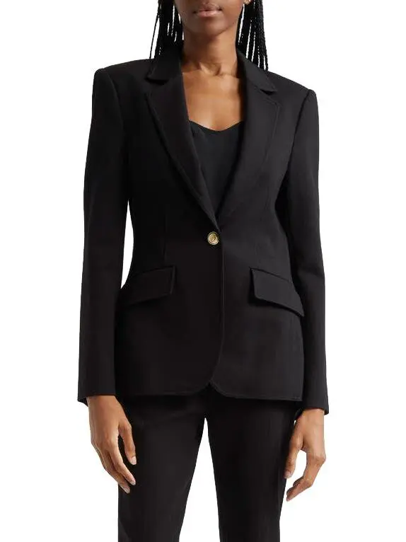 Cinq À Sept Danicka One-button Blazer - Black
