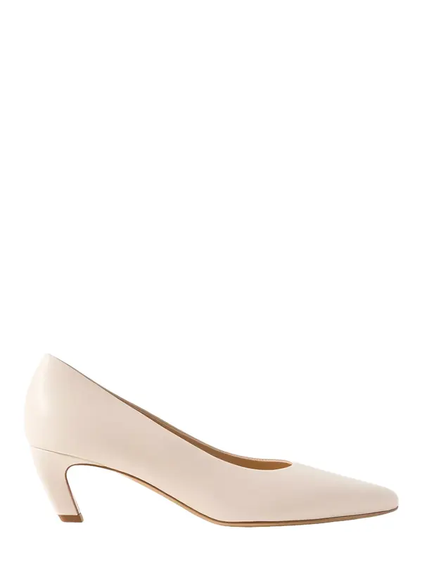 Gabriela Hearst Peggy Leather Pumps - Cream