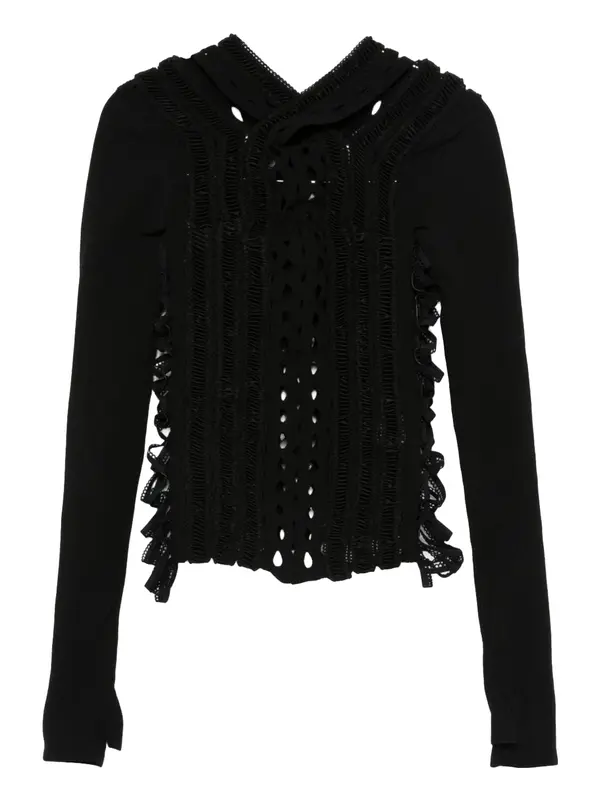 SINEAD O'DWYER Shibari Sweater - Black