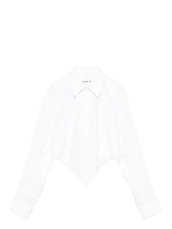 Alexander Wang Cropped Shirt - White
