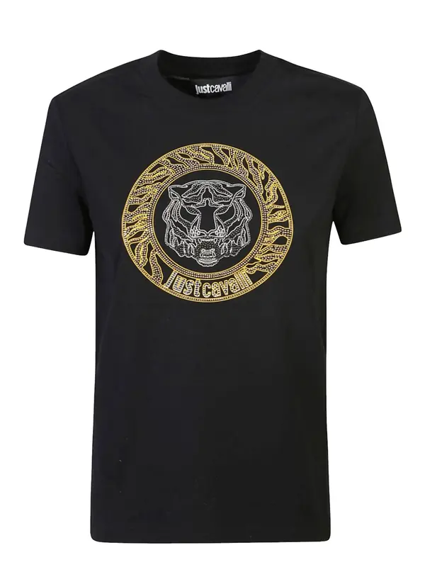 Just Cavalli Logo T-shirt - Black