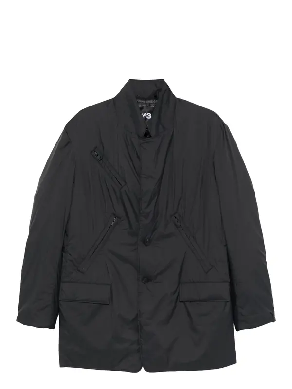 Y3 Multi-pocket Padded Jacket - Black