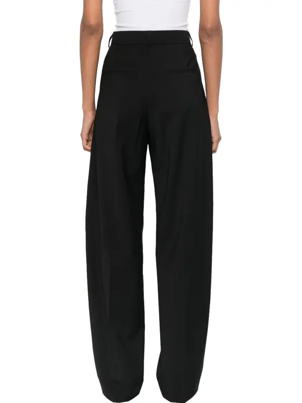 Sportmax Ampezzo Wide Leg Trousers - Black