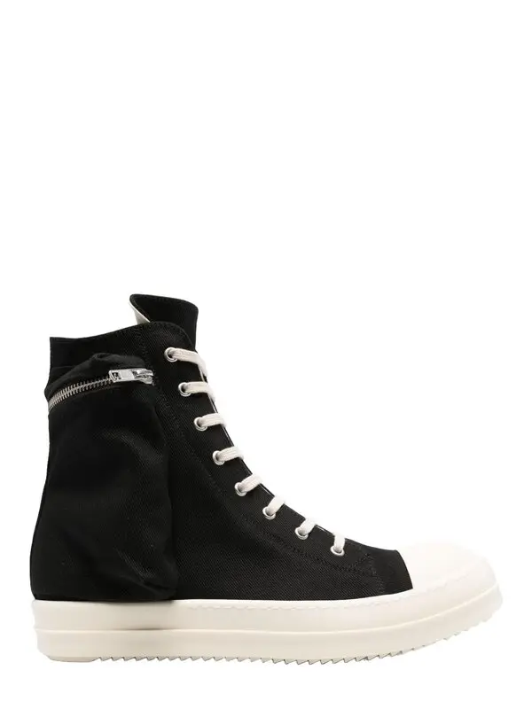 Rick Owens Cargo High-top Sneakers - Black