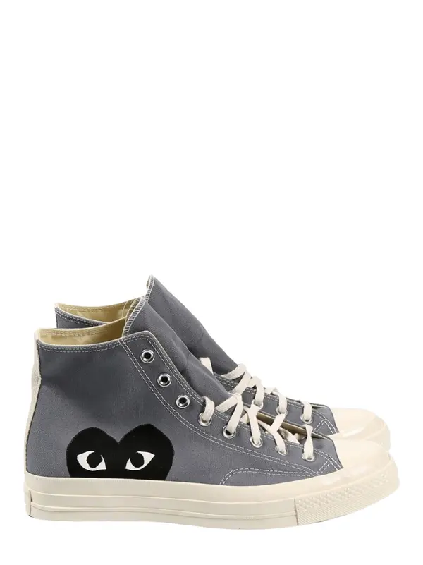 COMME DES GARÇONS PLAY X CONVERSE Play Chuck 70 High-top Sneakers - Grey