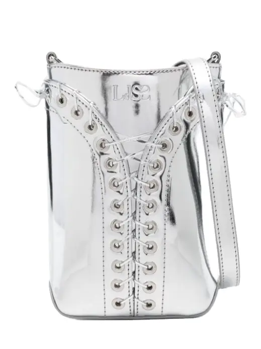 LUDOVIC DE SAINT SERNIN Cleavage Crossbody Bag - Silver