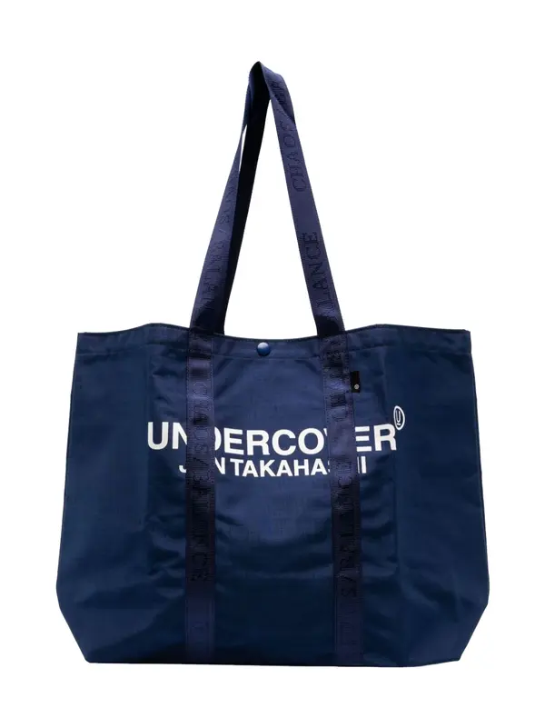UNDERCOVERISM Logo-printed Tote Bag - Blue