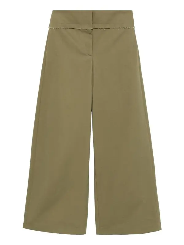 Alexander McQueen Wide Trousers - Green