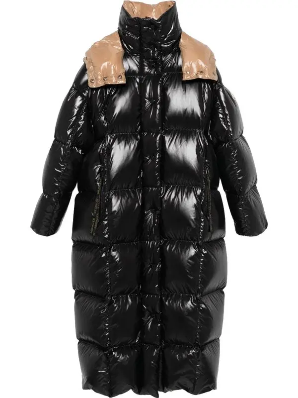 Moncler Parnaiba Long Coat - Black