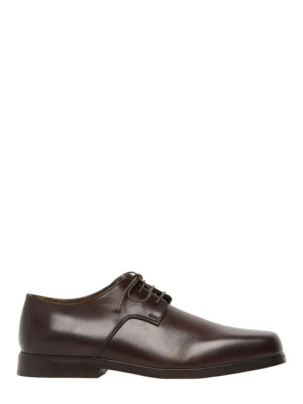 Marsèll Parapetto Square-toe Leather Derby Shoes - Brown