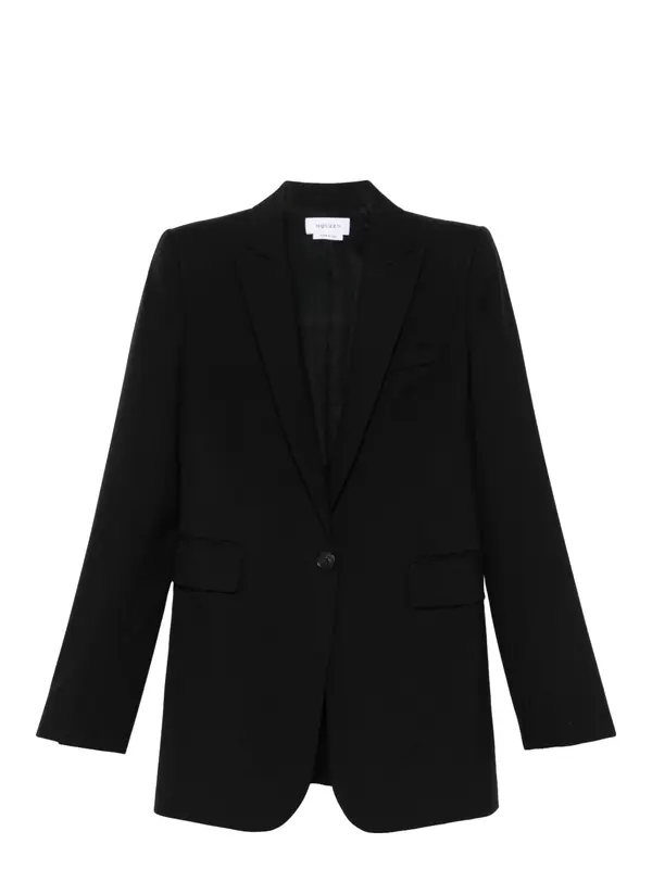 Alexander McQueen Stacked Blazer - Black