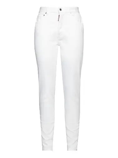 Dsquared2 High-waisted Slim-leg Pants - White
