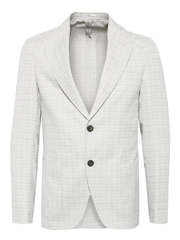 Pal Zileri Micro Check Blazer - Grey
