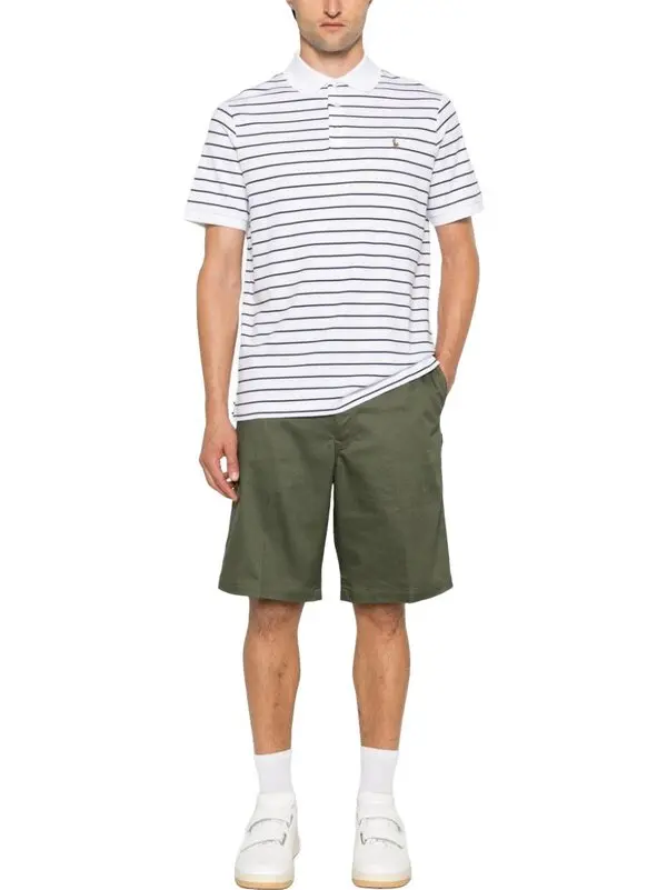 Polo Ralph Lauren Striped Polo Shirt - White