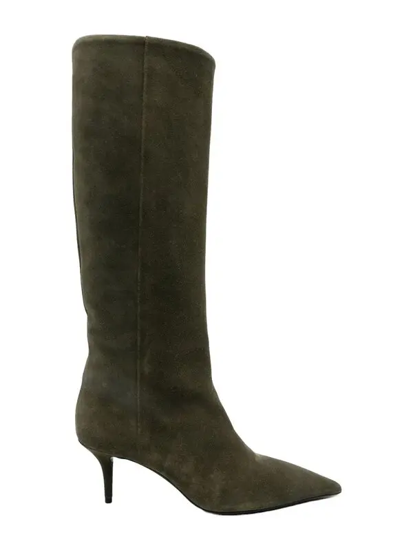 Fabiana Filippi 65mm Suede Boots - Green