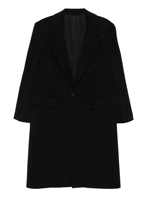 HEVO Trinitapoli Cashmere Coat - Black