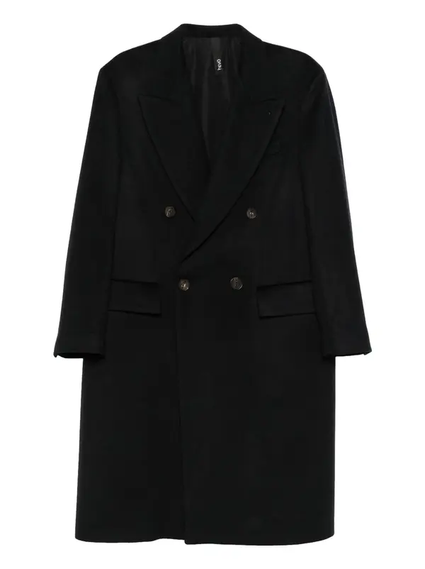 HEVO Martinafranca Cashmere Coat - Blue