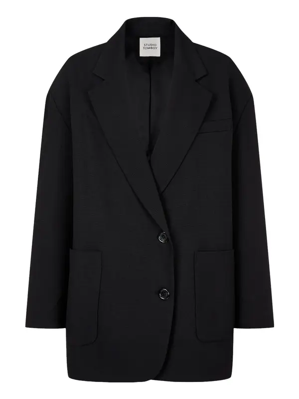STUDIO TOMBOY Single-breasted Blazer - Black