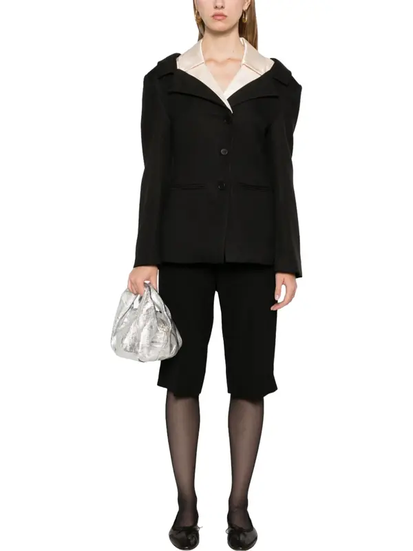 Stine Goya Double-collar Tailored Jacket - Black