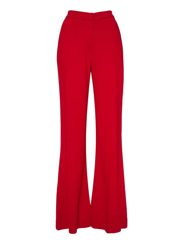 Elie Saab Exposed-seam Trousers - Red