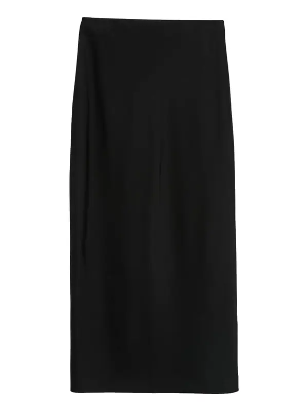 Carven Bias-cut Maxi Skirt - Black