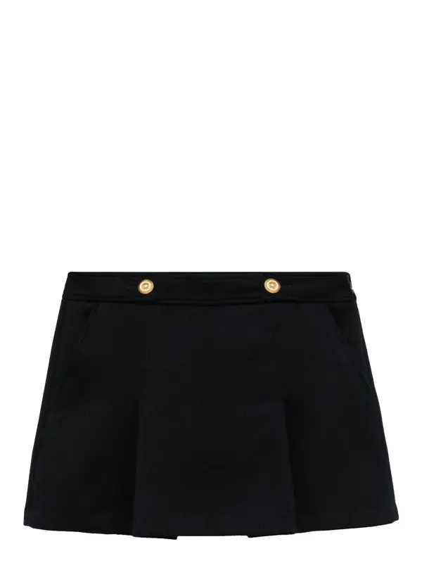 TOM FORD Pleated Mini Skirt - Blue