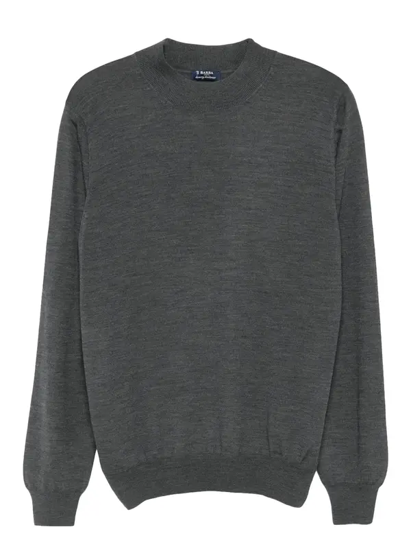 BARBA NAPOLI Wool Sweater - Grey