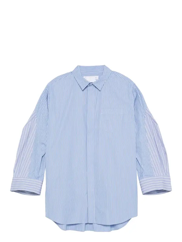 Sacai Striped Shirt - Blue