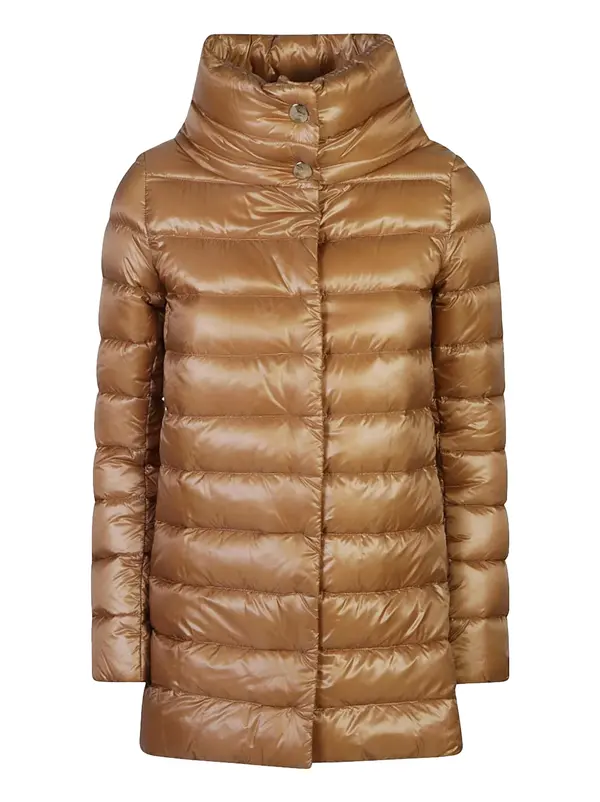 Herno Amelia Padded Coat - Brown