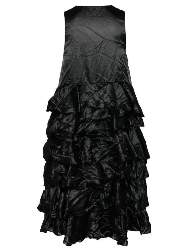 BLACK COMME DES GARÇONS Sequin-embellished Dress - Silver