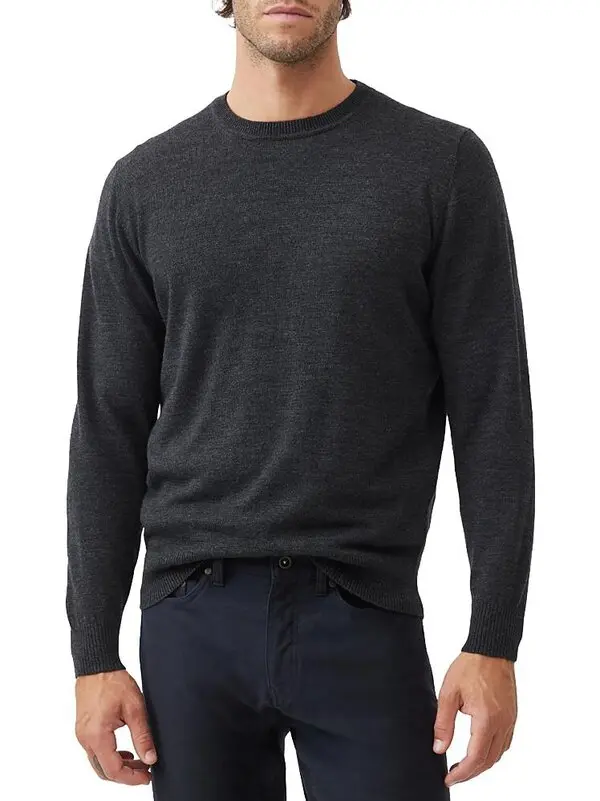Rodd & Gunn Ferndale Crewneck Sweater - Charcoal Marley
