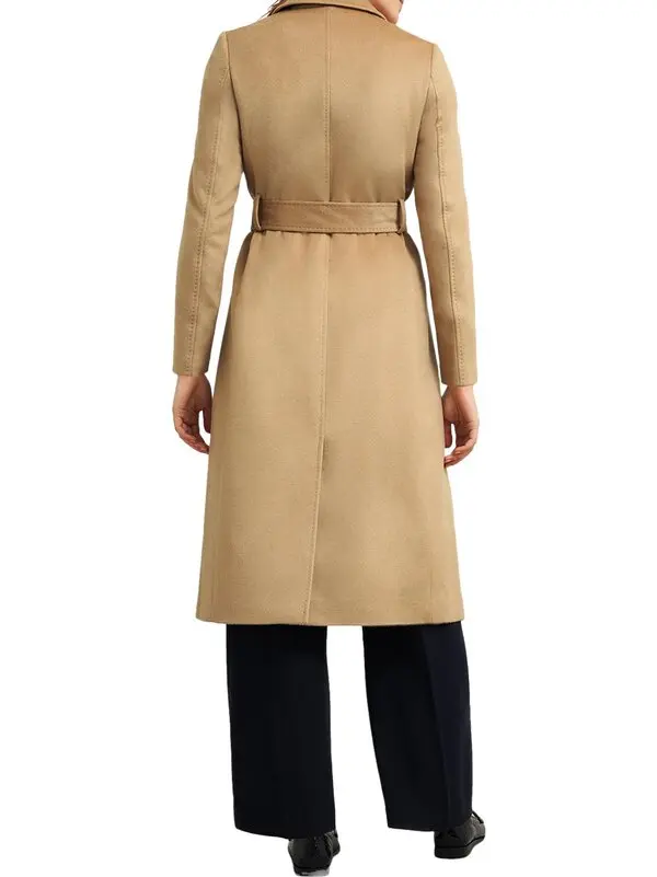HOBBS LONDON Livia Wool Belted Coat - Hobbs Camel