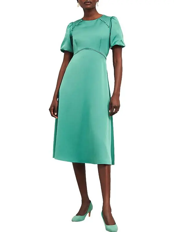 HOBBS LONDON Marea Midi Dress - Deep Aqua
